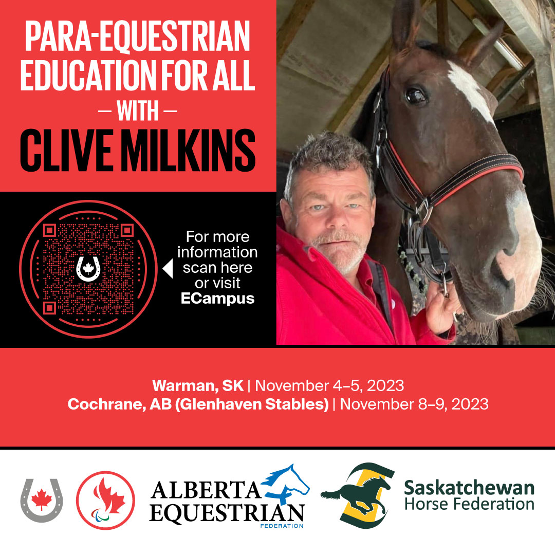 Upcoming Para-Equestrian Education for all clinics in Western Canada ...