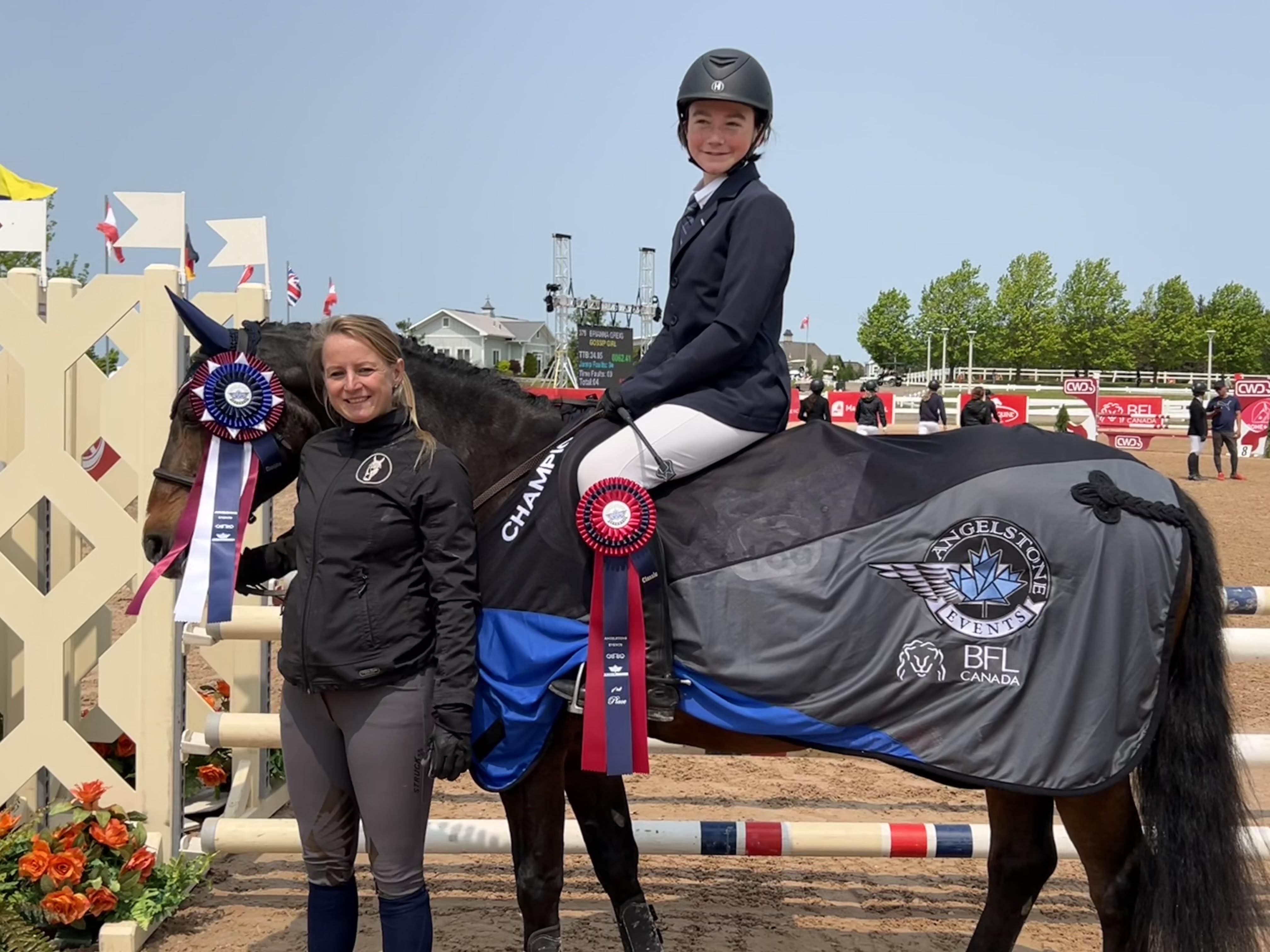 Catching Air: 12-year-old Cameron Cuddy on his way to USEF Pony Finals ...